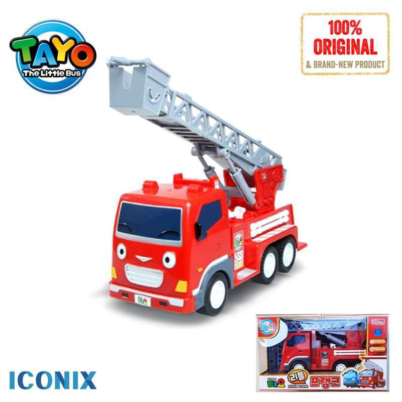 Promo Iconix Tayo The Little Bus Little Frank Fire Engine Truck ...