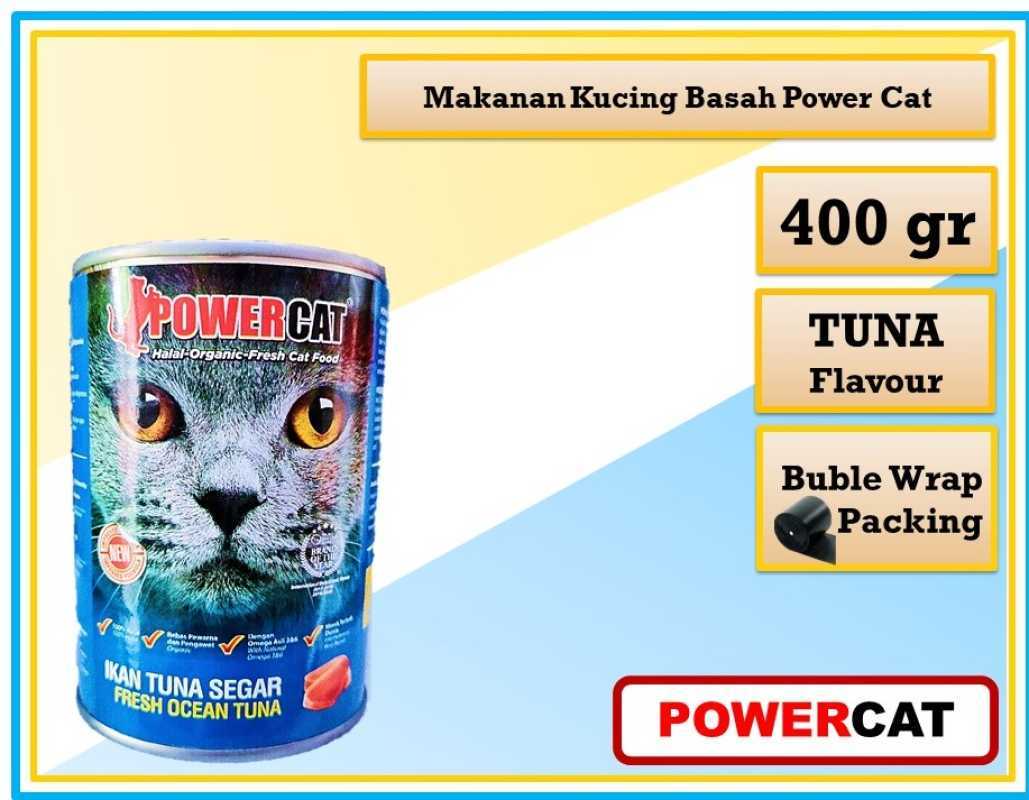 Jual Makanan Kucing Basah POWERCAT Power Cat Rasa TUNA Fresh 400gr di ...