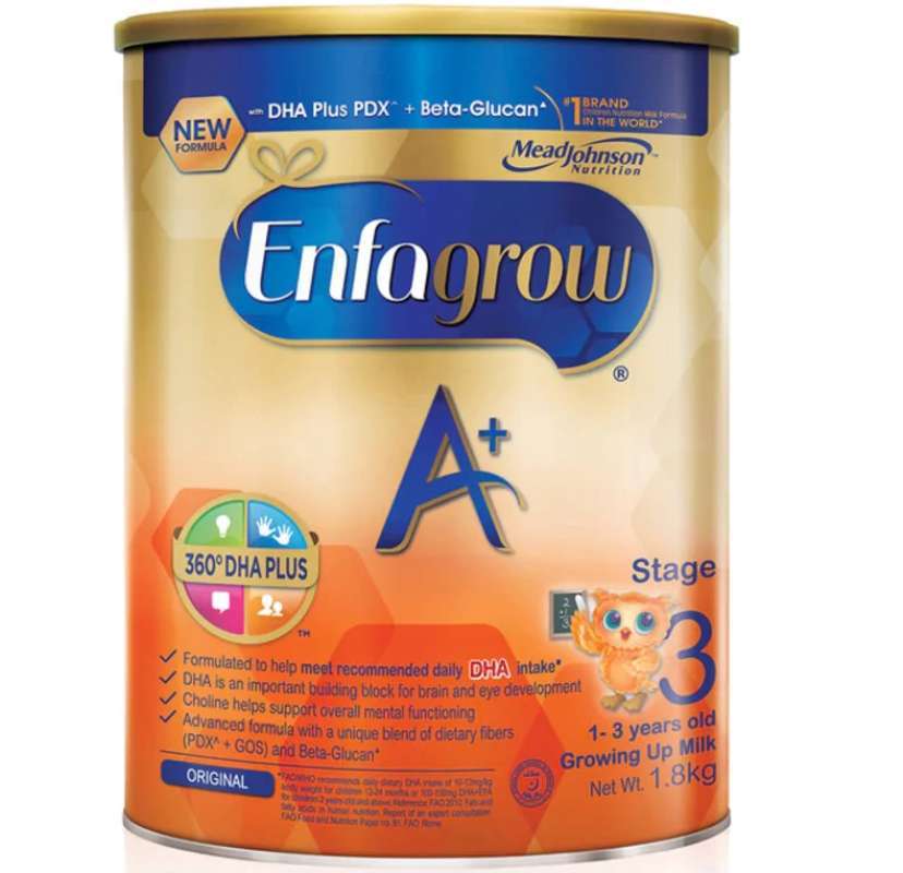 Jual Enfagrow Singapore A+ 360DHA Plus Growing Up Milk Stage 3 1.8kg di ...