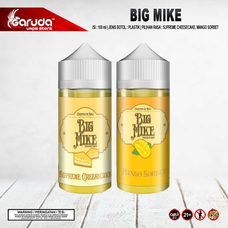 Jual Liquid Big Mike Series Holy Juice Lab 6MG 100ml Bercukai MANGO di ...