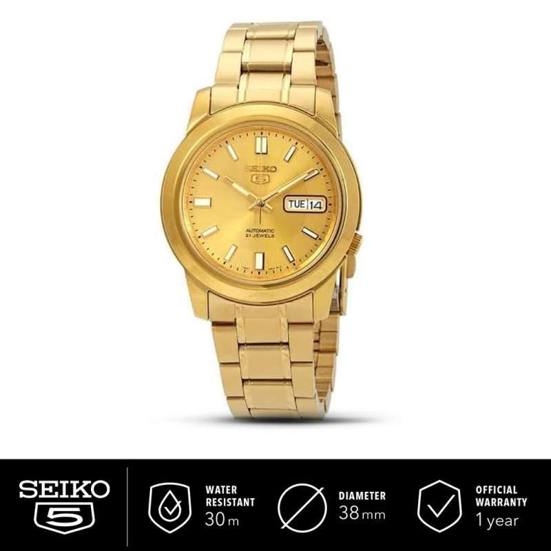 Promo Jam Tangan Pria Seiko 5 Automatic 21 Jewels Stainless Steel ...