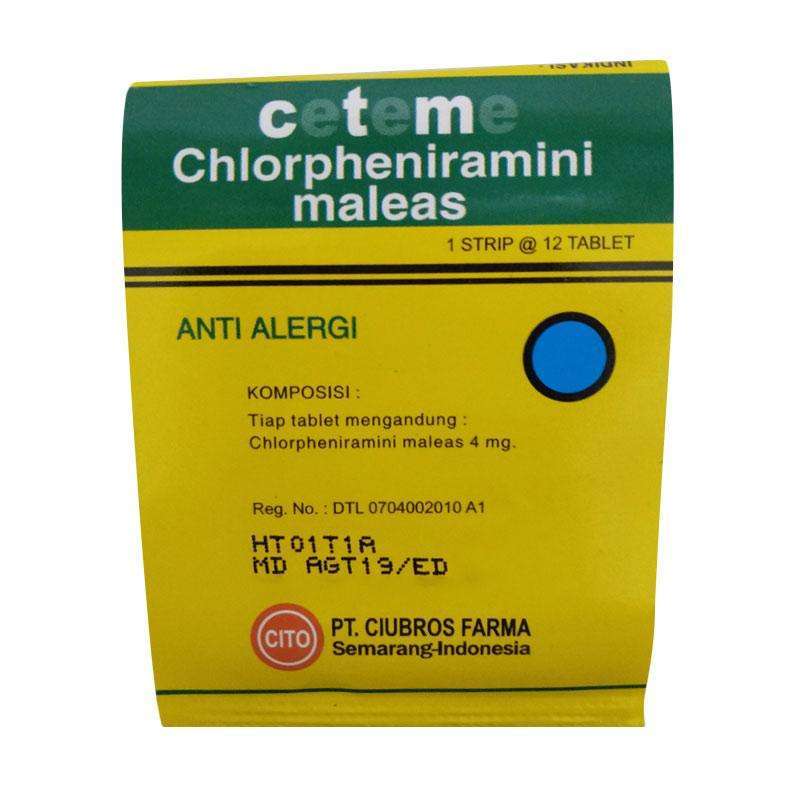 Jual Ceteme Tablet [1 Strip/12 Tablet] Di Seller Rave - Menteng, Kota ...
