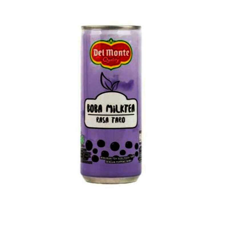 Jual DEL MONTE BOBA MILK TEA TARO 240ML di Seller Foodmart Keboen Raya ...