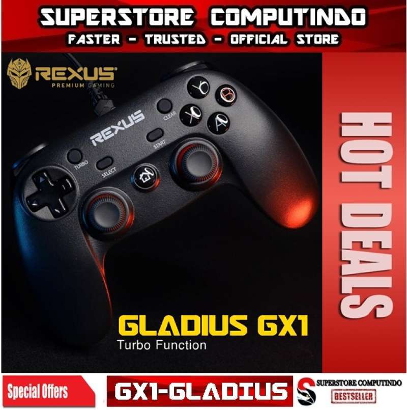 Promo Rexus Gladius GX1 Pro Gaming Gamepad Diskon 17% di Seller ...