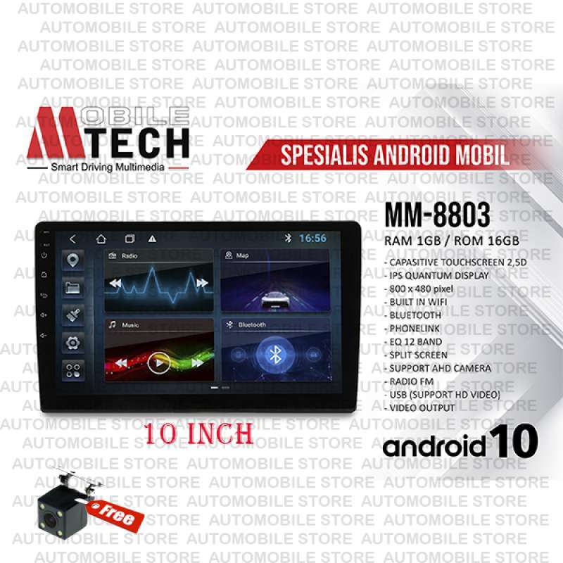 Jual Mtech Head Unit Android Universal 10 INCH WIFI Double Din Mobil di ...