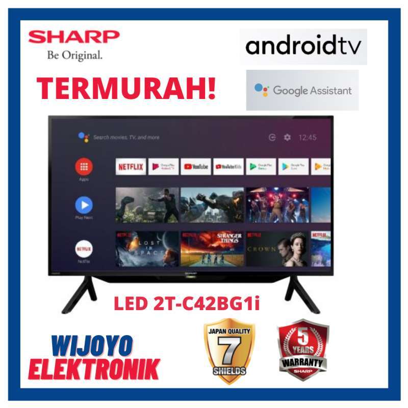 Jual SHARP FULL HD ANDROID LED TV 42 INCH 2T-C42BG1I - INCLUDE BRACKET ...