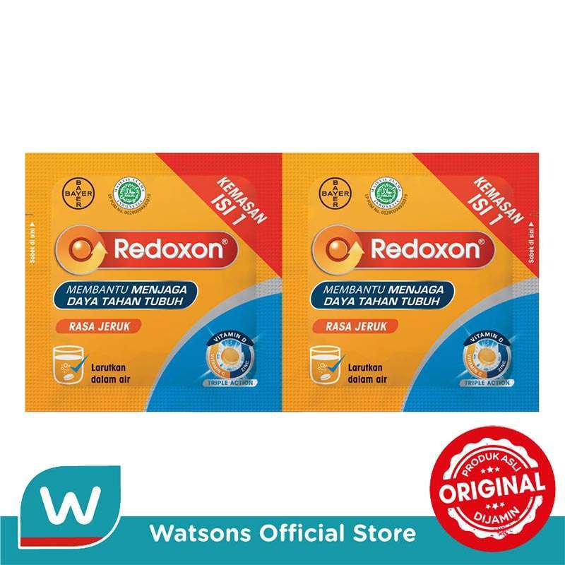 Jual Redoxon Vitamin C Rasa Jeruk Multivitamin 2s Di Seller Watsons ...
