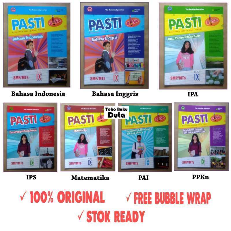 Jual Paket Buku Ringkasan Materi Kelas 9 SMP (7 Mapel) - Multicolor di ...