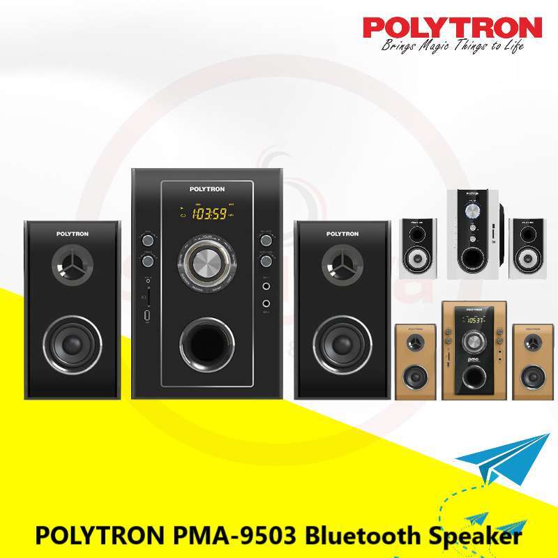 Promo POLYTRON PMA-9503 Multimedia Speaker Bluetooth Diskon 6% di ...