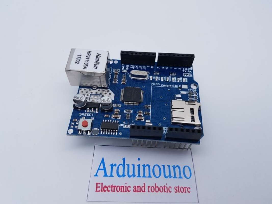 Jual Arduino Ethernet Shield W5100 W 5100 For Arduino Uno Mega Board Module Kode 008 
