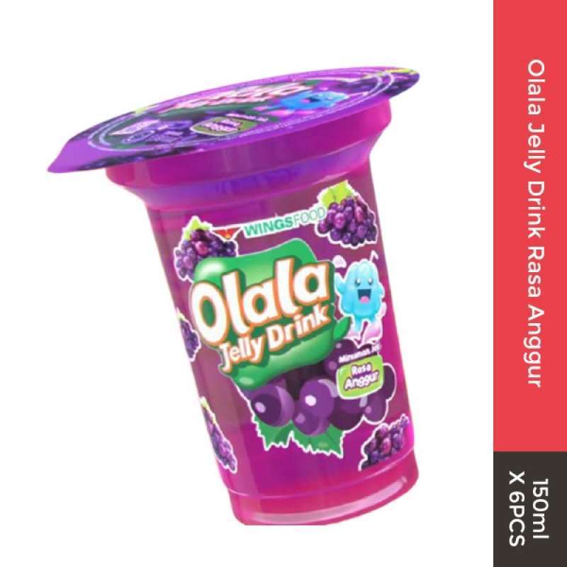 Jual Olala Jelly Drink Rasa Anggur 150 ml x 6pc di Seller Super Grosir ...