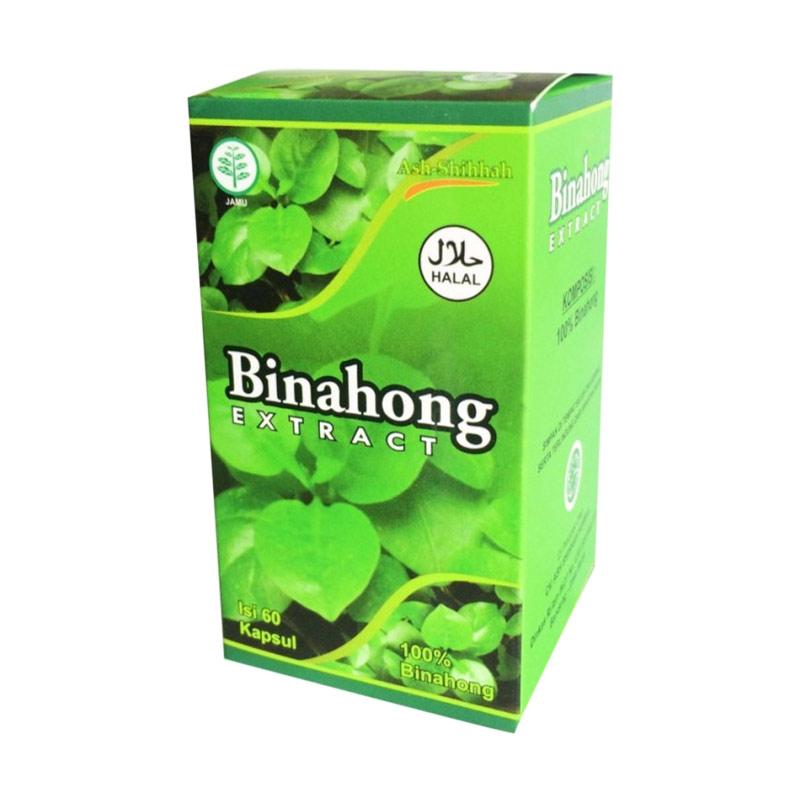 Jual Ash-shihhah Original Multi Khasiat Kapsul Ekstrak Daun Binahong [60 Kapsul] Di Seller Avril ...