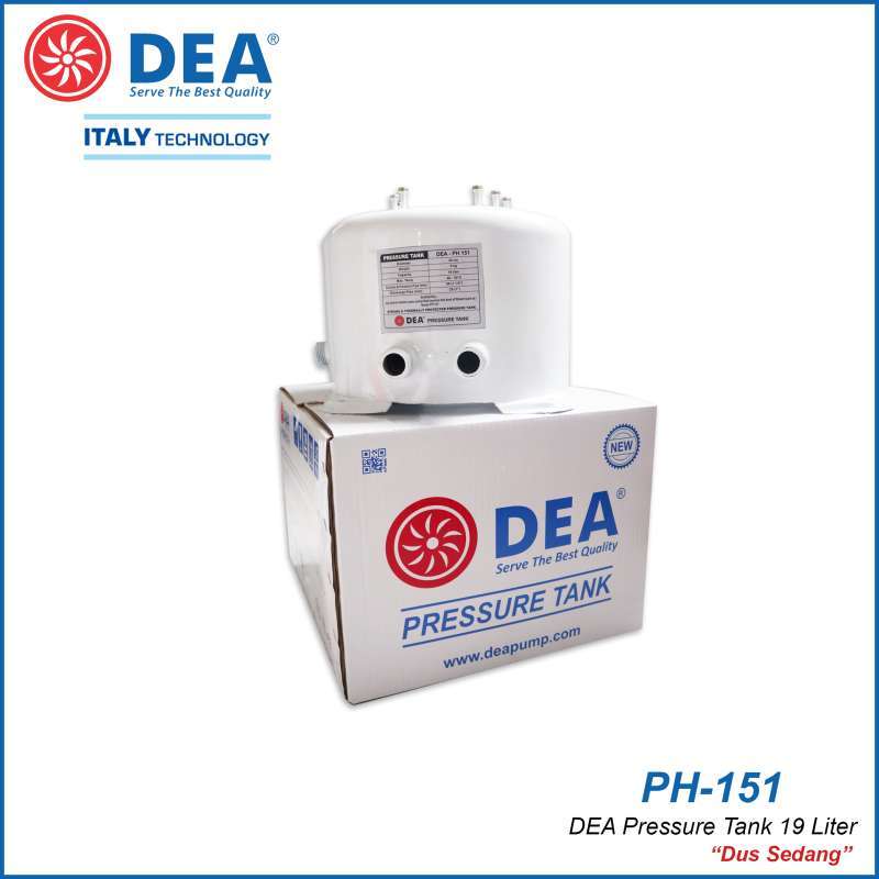 Jual Tangki / Tabung Angin DEA Tipe PH-151 (Pressure Tank) 19L - DEA di Seller DEAPUMP OFFICIAL ...