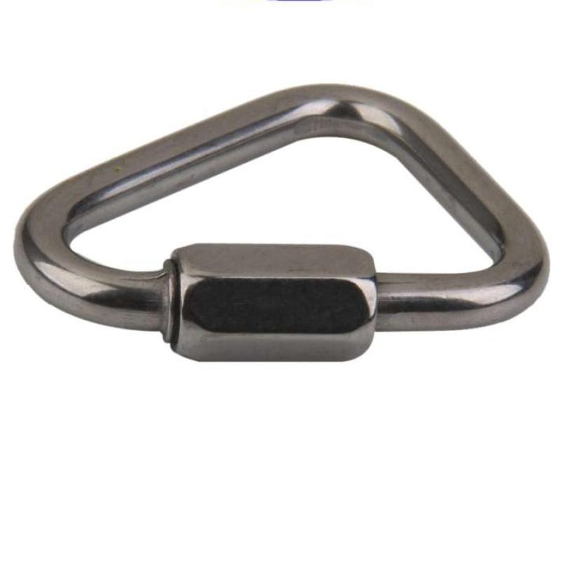 Jual [HeatWave] 3x Stainless Steel Triangle Shape Carabiner Screw ...