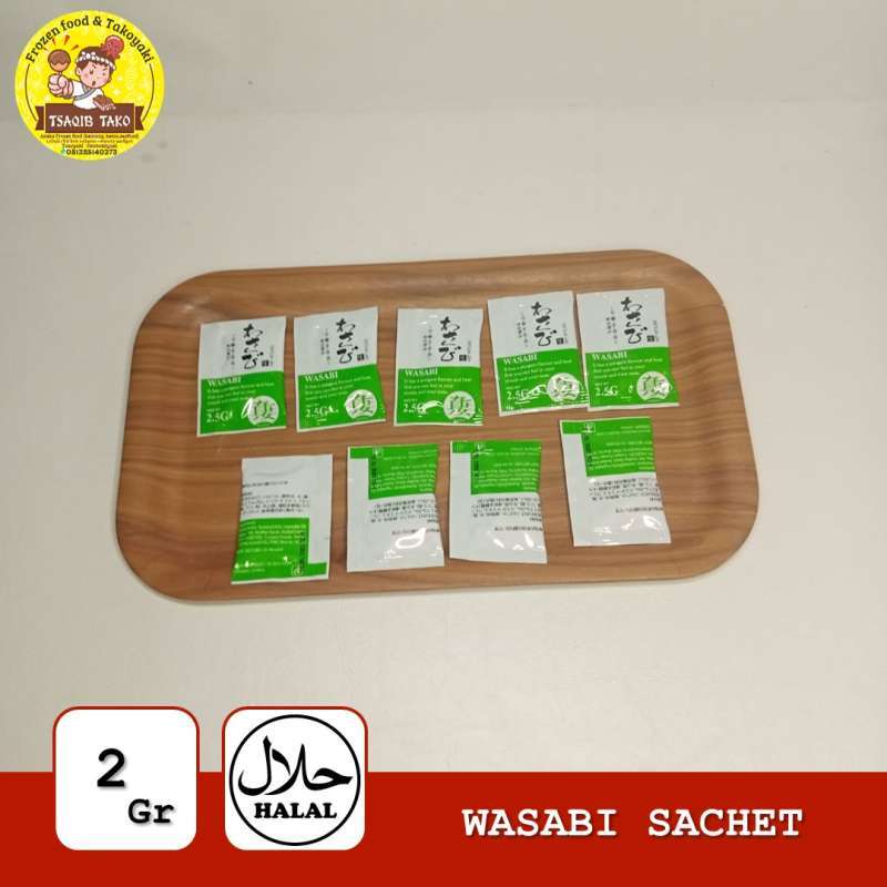 Promo Wasabi Paste Sachet / Pasta Wasabi Sachet Pedas 2gr Diskon 10% di ...