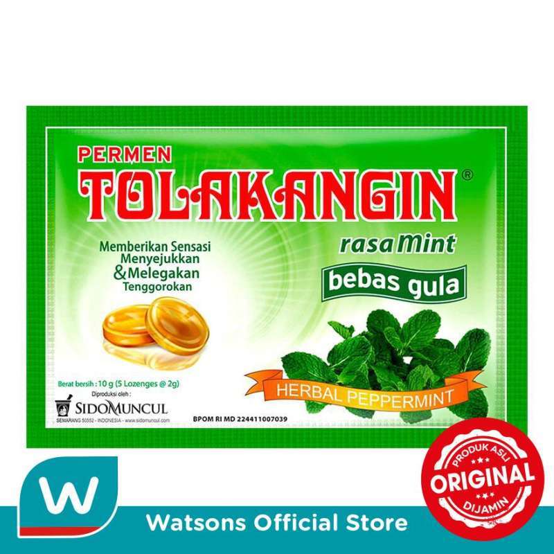 Jual Sido Muncul Tolak Angin Permen Mint 5Sx15 di Seller WATSONS ...