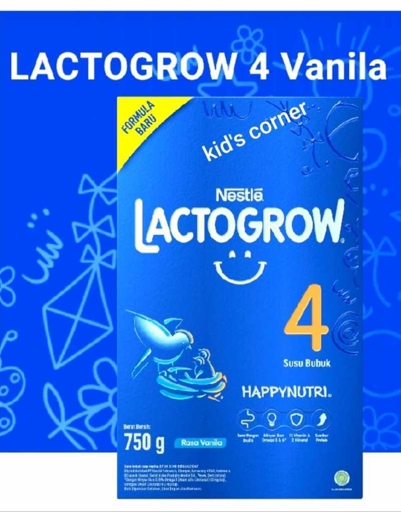 Jual Nestle Lactogrow 4 735gr Susu Pertumbuhan - Vanilla di Seller KID ...