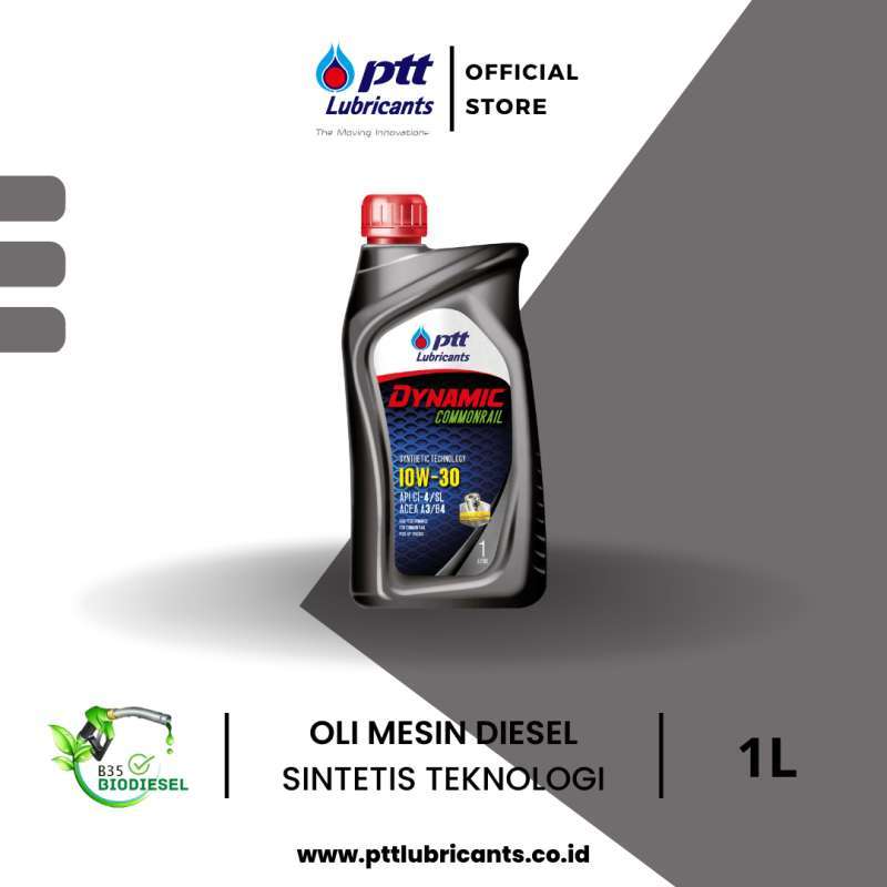 Jual PTT Lubricants Commonrail 10W30 API CI-4/SL Oli Mobil [1 L] di Seller PTT Lubricants ...
