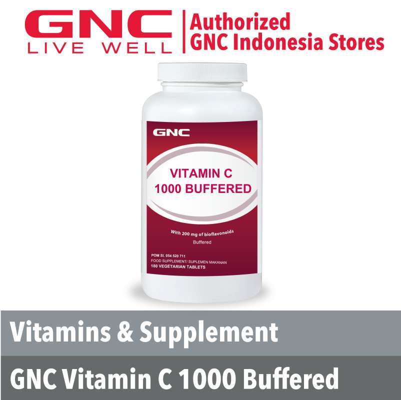 Jual GNC Live Well 082224 Vitamin C 1000 Buffered Multivitamin [180 ...