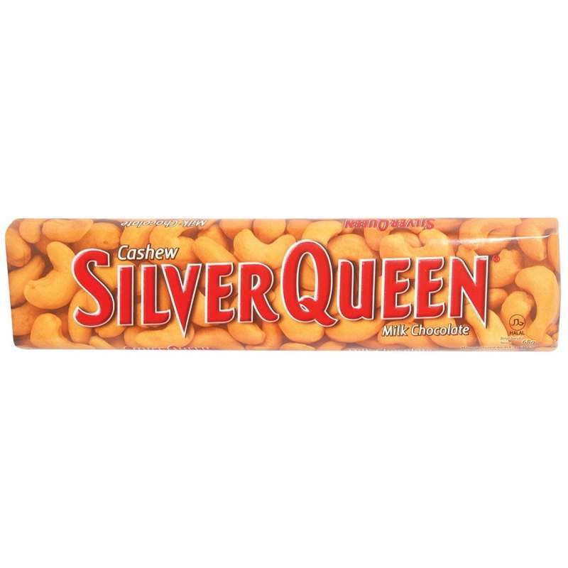 Jual SilverQueen Milk Chocolate Cashew 58 g di Seller Alfamart Click ...