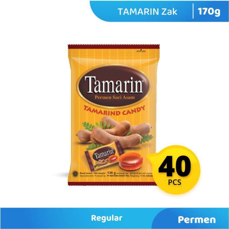 Promo TAMARIN Zak Permen [135 g] Diskon 9% di Seller Mayora Official ...