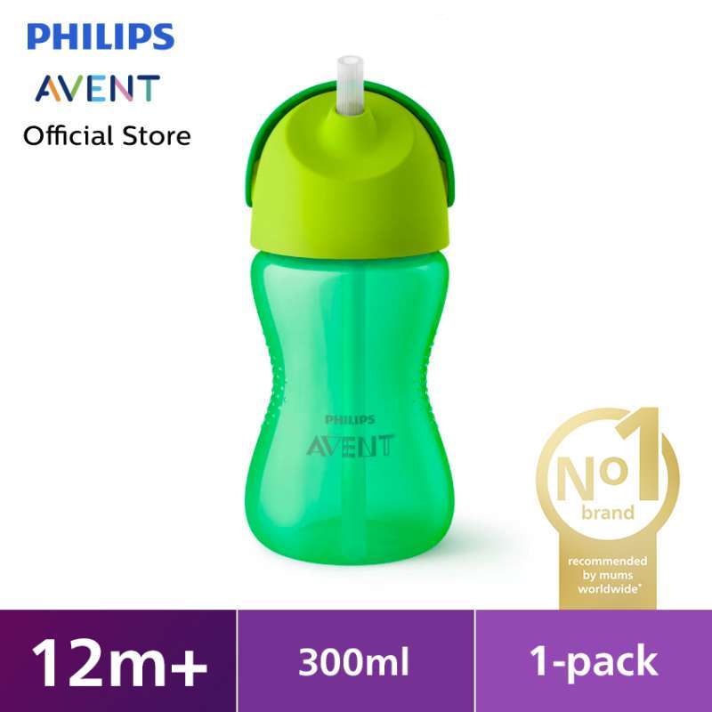 Promo Philips Avent Straw Cup 300 ml Single Boy SCF798/01 Botol Minum ...