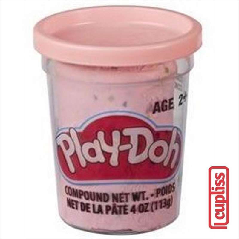 Jual Play Doh 4 oz Doh Single Can Dough Pink Hasbro C3531 Playdoh di ...