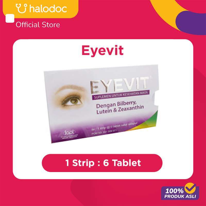 Jual Eyevit 6 Tablet Di Seller Halodoc Official Store - Apotik ...