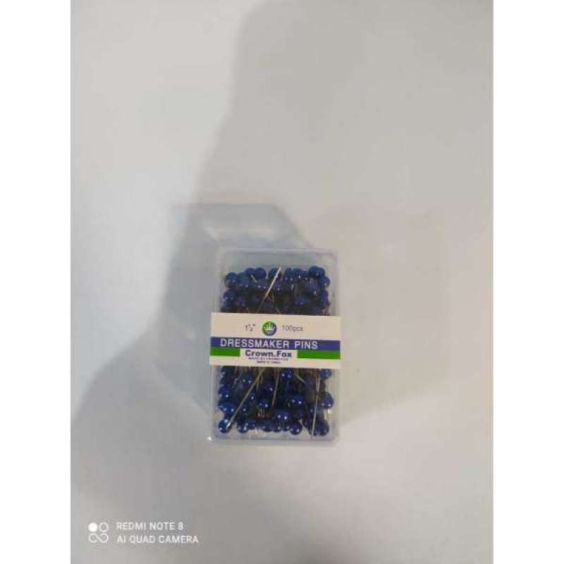 Jual Jarum Pentul Crown Fox 1,5 Inch Biru *Original Product* di Seller ...