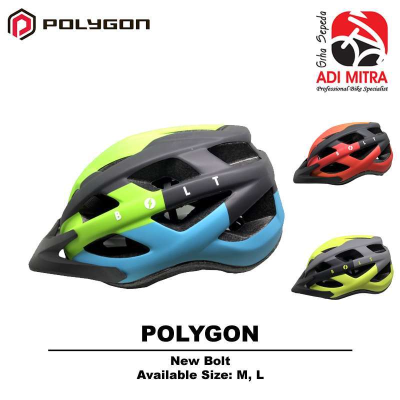 Jual Polygon Bolt New Helm Sepeda di Seller ADIMITRA ONLINE Official ...