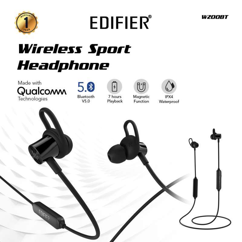 Jual Edifier W200BT SE Wireless Sports Earphone di Seller Edifier ...