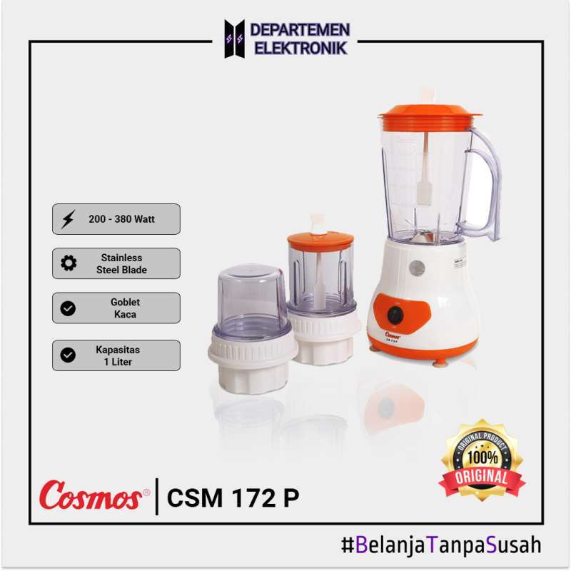 Jual Cosmos Cb-172 P Blender [1 L/ Bandung] Di Seller Departemen ...