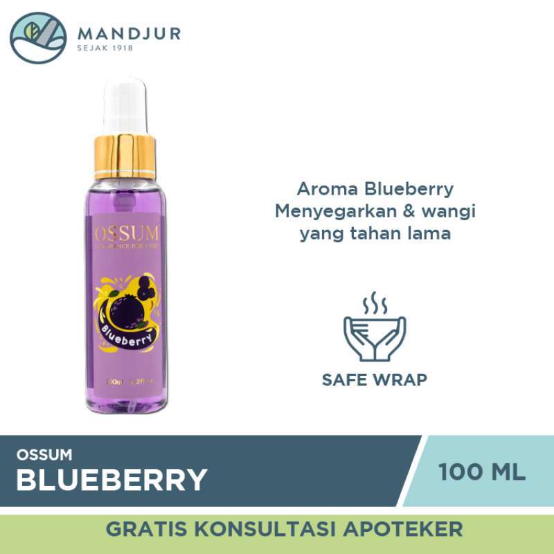 Jual OSSUM Blueberry Fragrance Body Mist [100 mL] di Seller Apotek ...