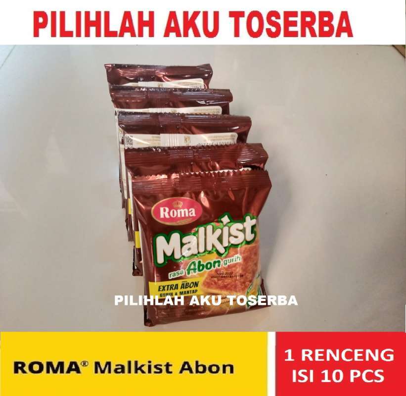 Jual Biskuit Roma Malkist Abon Crackers Renceng @27 Gr - ( Harga 1 ...