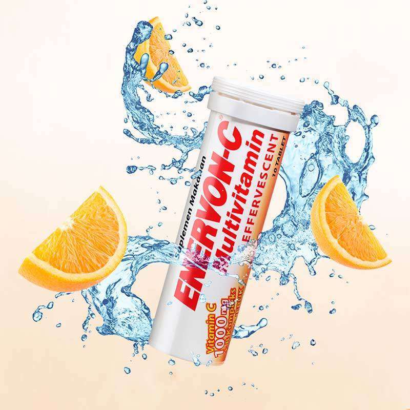 Jual Enervon C Effervescent Suplemen Kesehatan [10 Tablet] di Seller ...