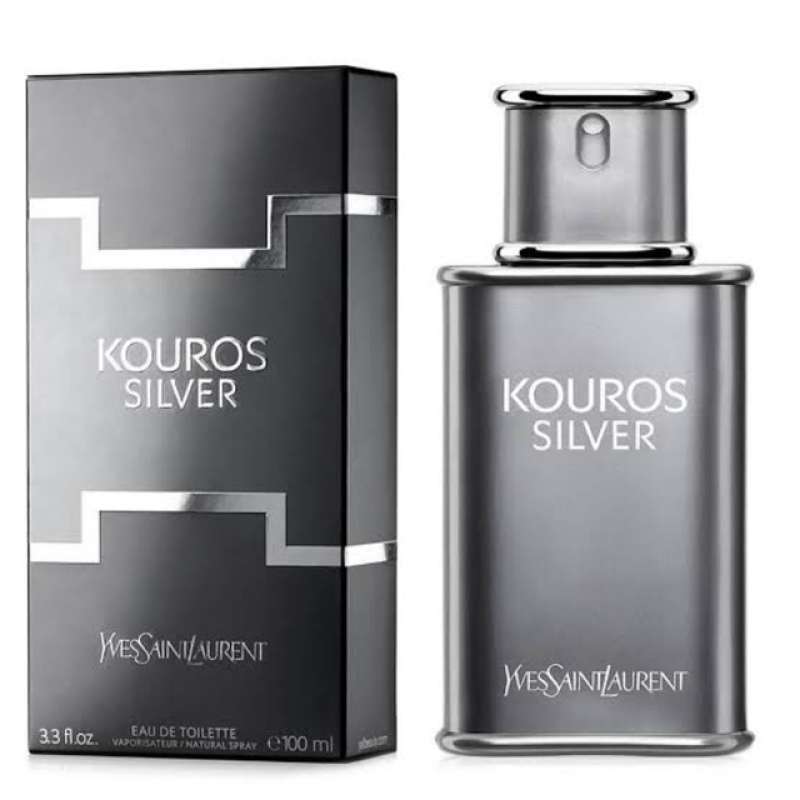 Jual Parfum Original YSL Yves Saint Laurent Kouros Silver 100ml EDT di ...