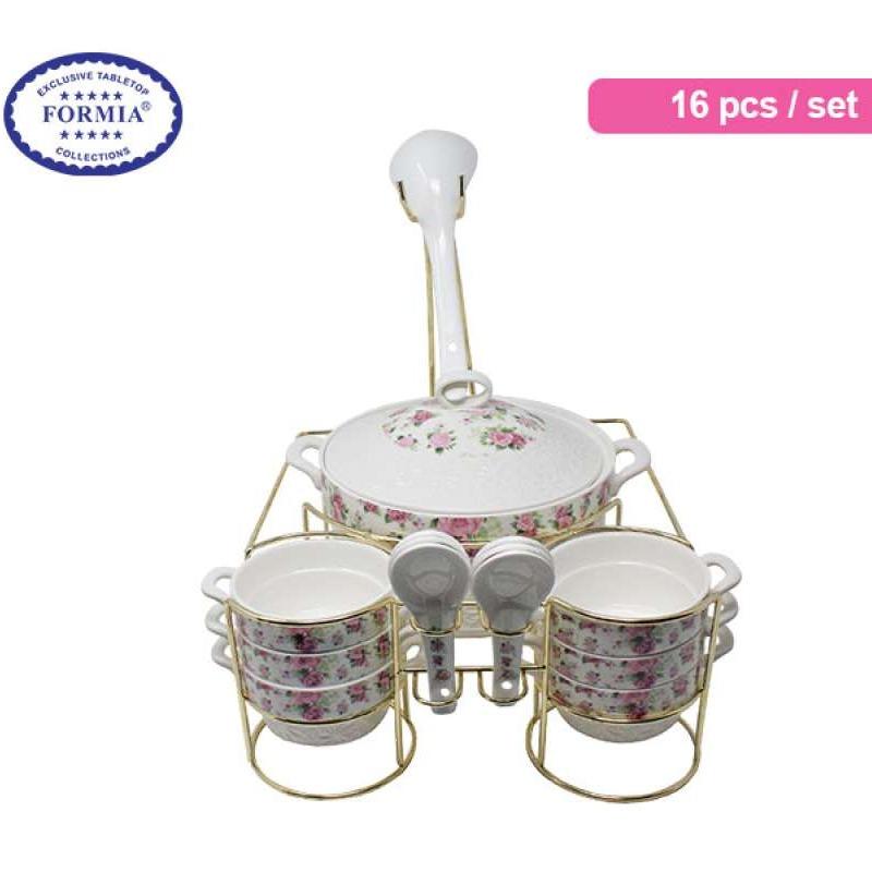 Jual Formia Penyajian Soup Grand Royal Rose Set / 16 pcs di Seller ...