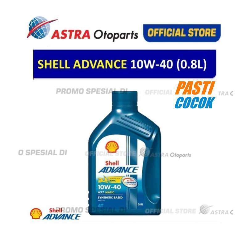 Jual Shell Advance AX7 Scooter 10W-40 Oli Motor Matic [0.8 L] di Seller ...