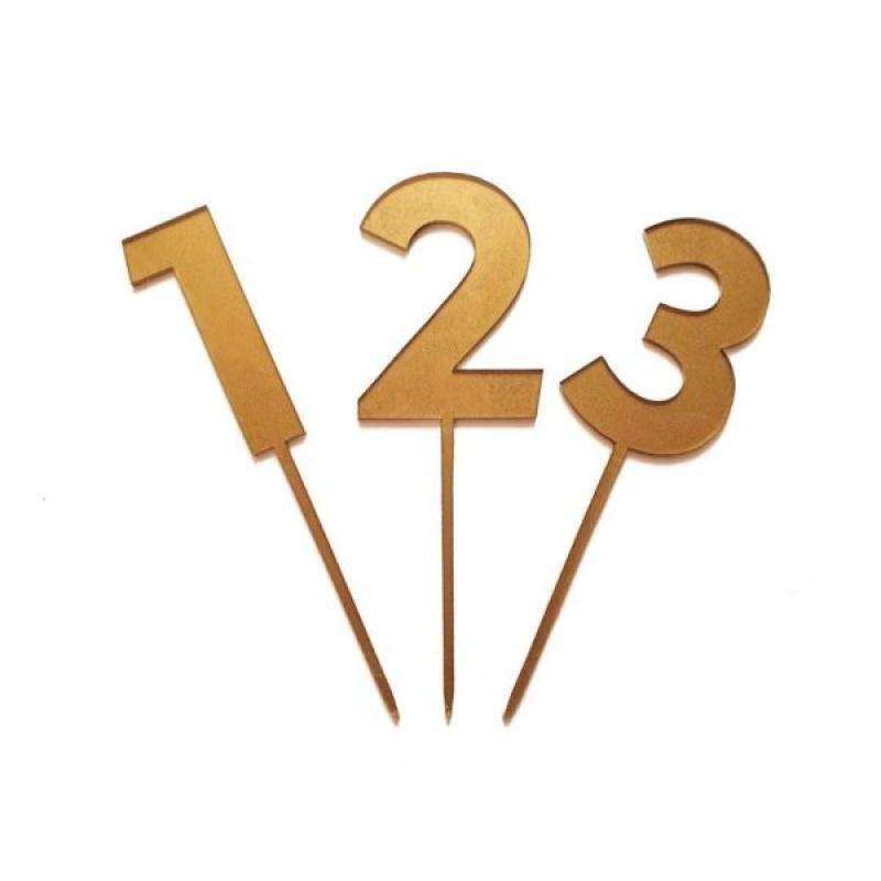 Jual Cake Topper / Topper Kue Akrilik -ANGKA - Hiasan Kue Ulang tahun ...