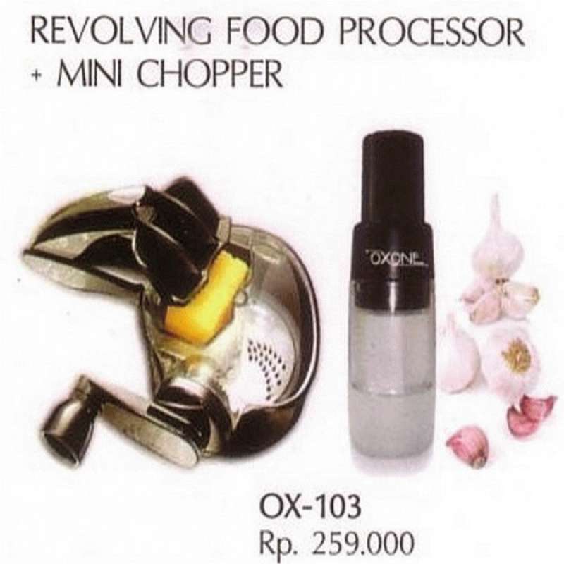 Promo Oxone Revolving Food Processor & Mini Chopper Ox-103, Pembuat ...