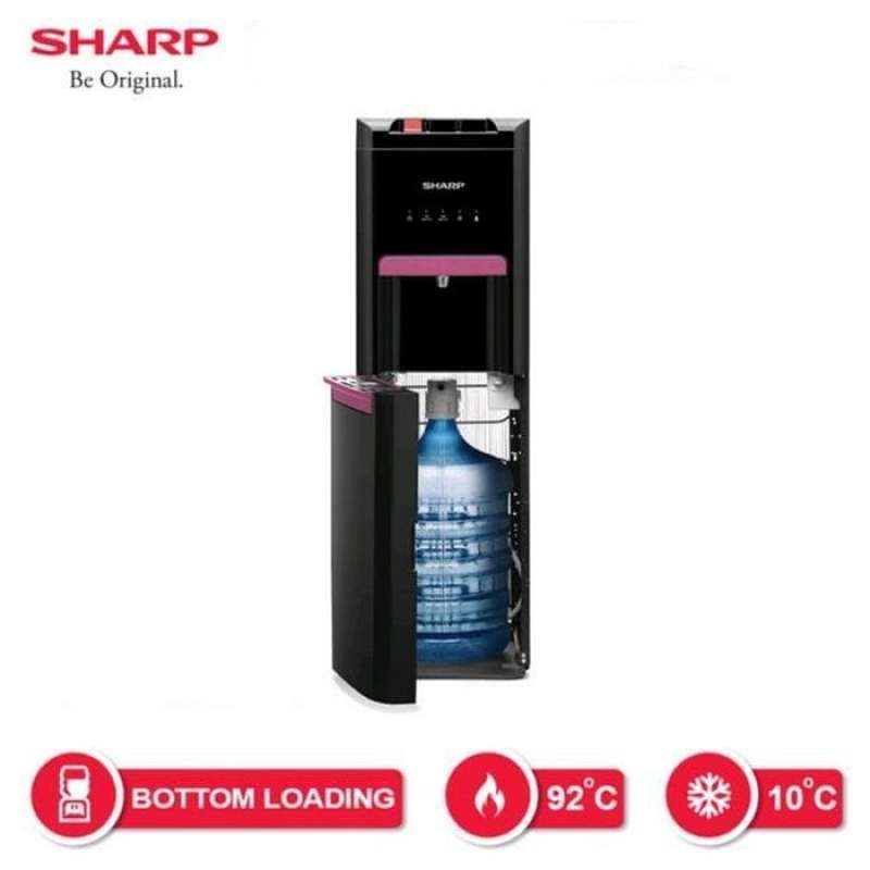 Promo Sharp Water Dispenser Swd-66Ehl-Bp-Bs Galon Bawah - Silver Diskon ...