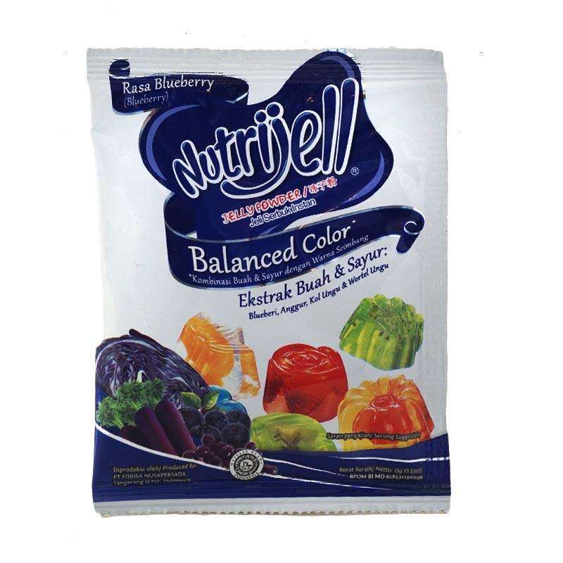 Jual Nutrijell Balanced Color Blueberry Jelly Powder [15g] di Seller ...