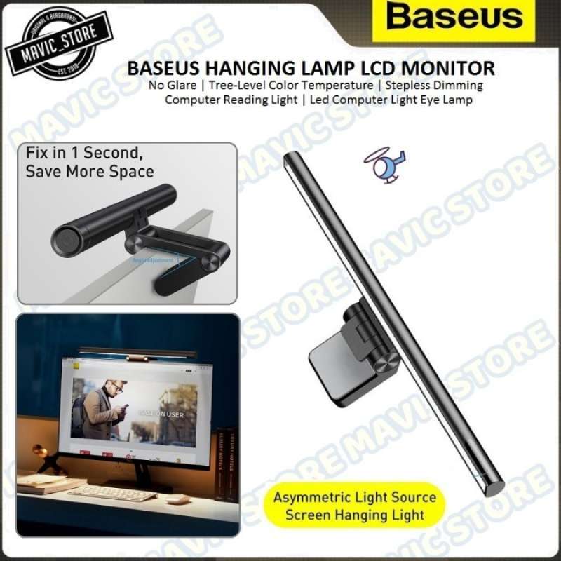 Jual Baseus i-Wok Screen Bar Hanging Light LCD Monitor Computer Light ...