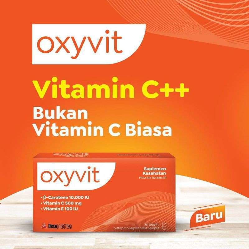 Promo OxyviT Multivitamin isi 5 Strip (1 strip 6 Tablet) Kemasan Box ...