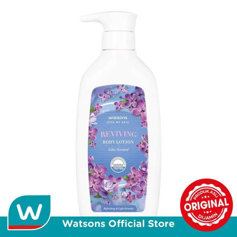 Promo Watsons Reviving Body Lotion Lilac Scented 500ml Diskon 58% di ...