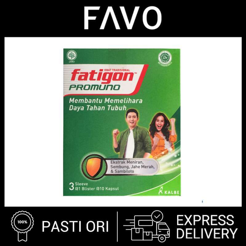 Promo Suplemen Multivitamin - Fatigon Promuno Blister - 30 Kapsul ...