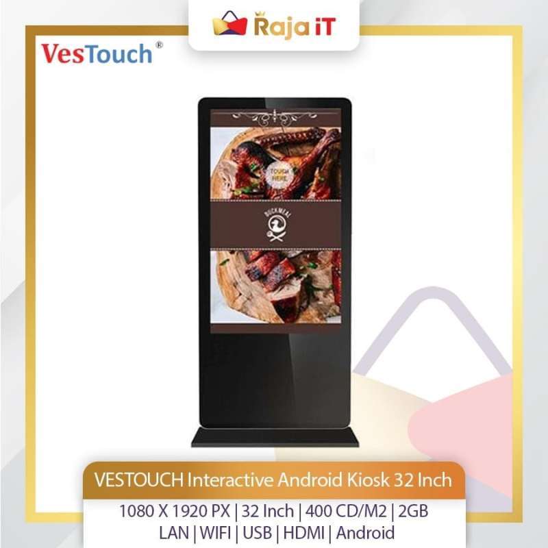 Jual VESTOUCH Interactive Android Kiosk 32 Inch di Seller Raja IT ...