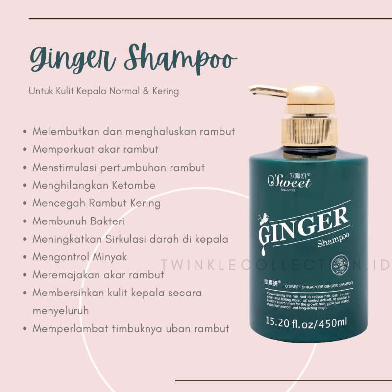 Jual O'sweet Singapore Ginger Series Package Shampoo & Conditioner ...