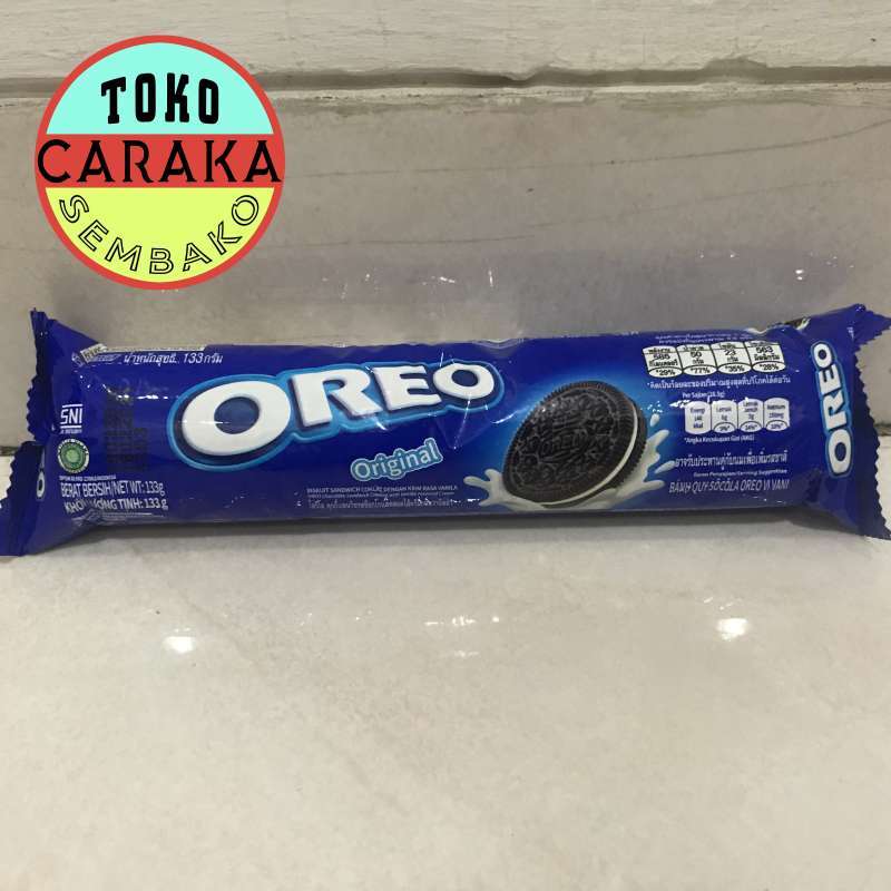 Jual Oreo Original 133gr - Biskuit Vanila di Seller Toko Sembako Caraka ...