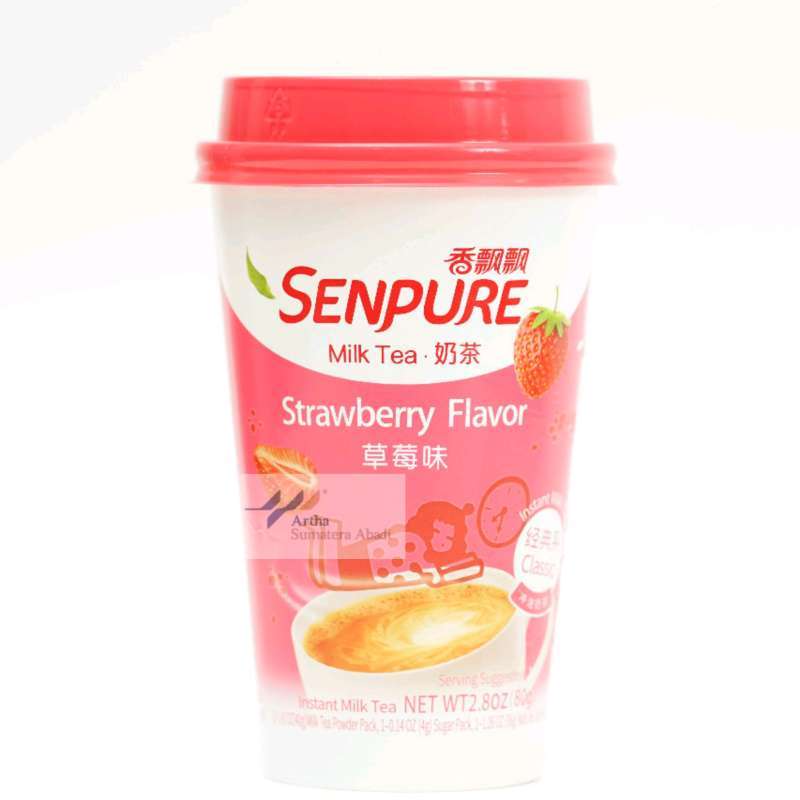 Jual Senpure Strawberry Milk Tea di Seller Artha Sumatera Abadi - Medan ...